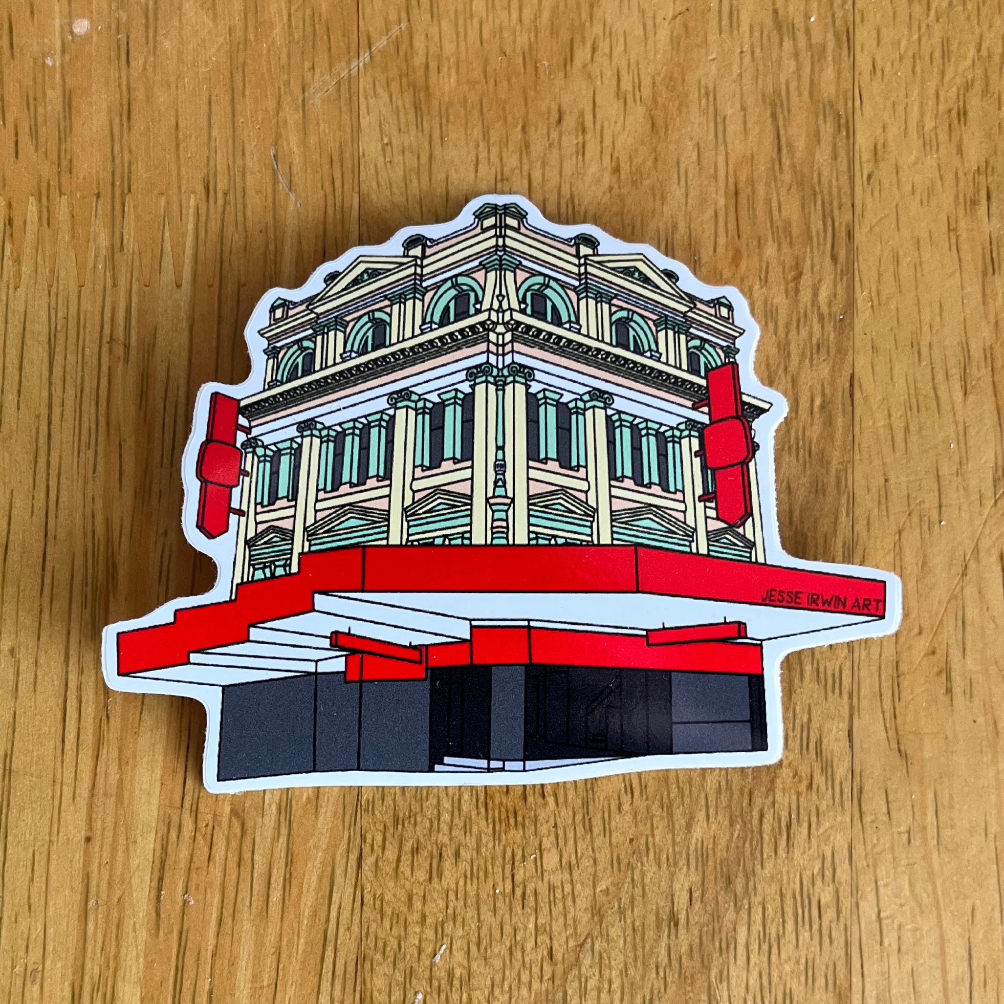 Queen St Mall Hungry Jacks Sticker – Jesse Irwin Art