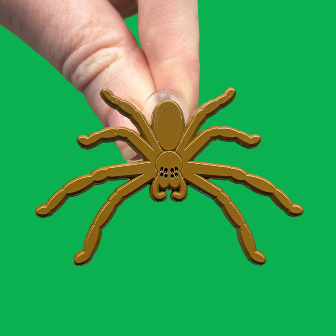 Huntsman Spider 60mm Enamel Pin – Jesse Irwin Art
