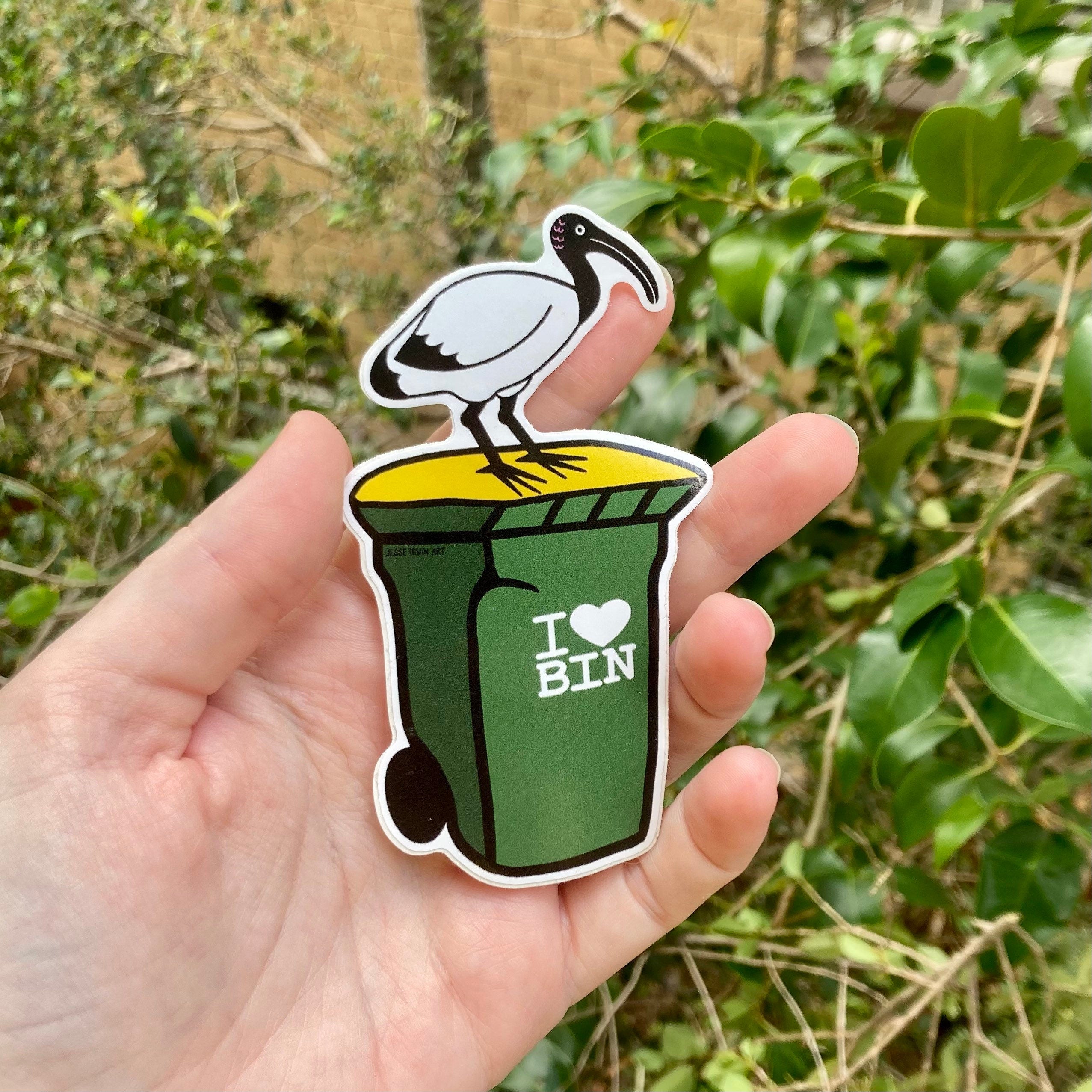 Bin Chicken Vinyl Sticker – Jesse Irwin Art