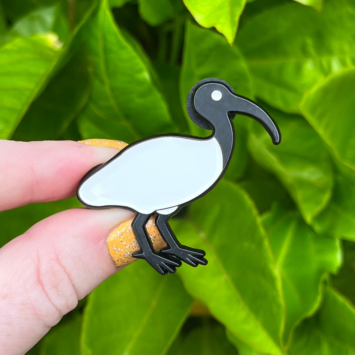 Big Ibis Soft Enamel Pin – Jesse Irwin Art