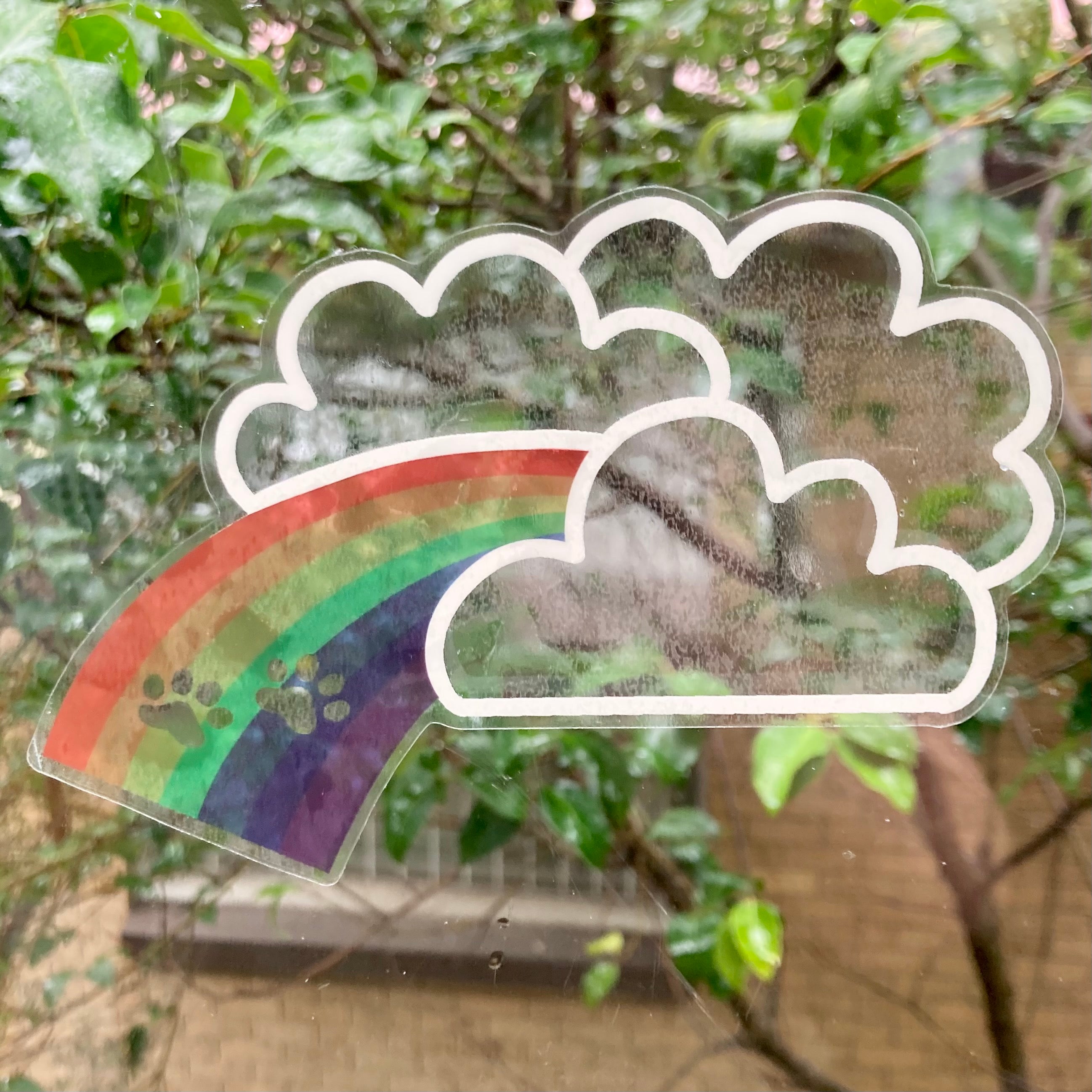 Big Transparent Rainbow Bridge Sticker – Jesse Irwin Art